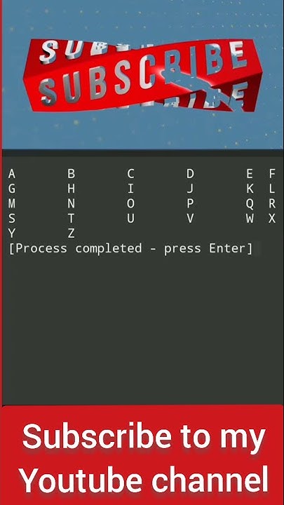 Write A C Program To Print All Upper Case Letter Using Ascii Code Code With Harry Shorts