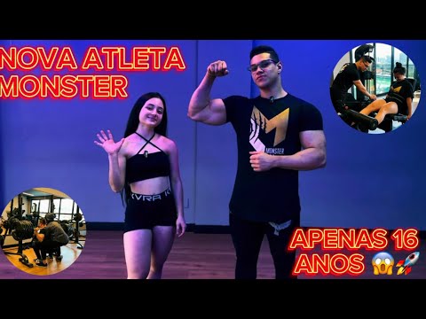 #4 NOVA ATLETA MONSTER LABZ APENAS 16 ANOS LEG DAY💀!!! - YouTube