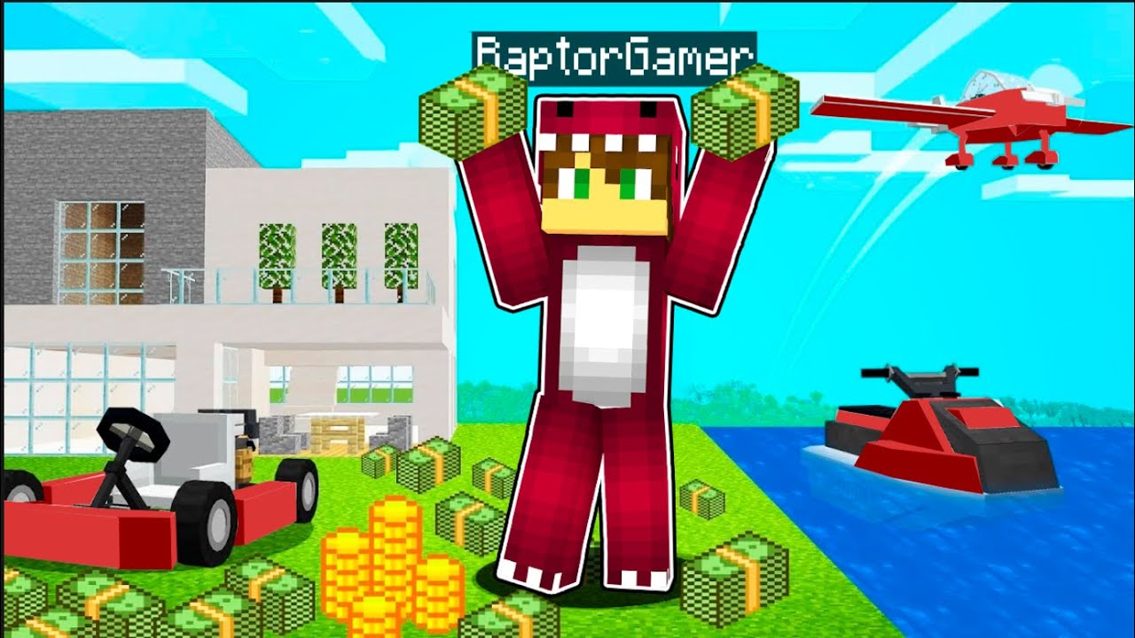 Nos Volvemos Ricos En Minecraft 100 000 000 💵 Minecraft Roleplay Youtube