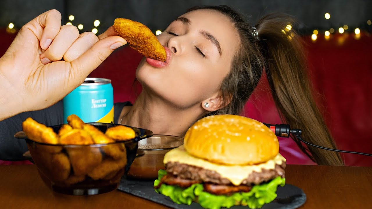 ASMR MUKBANG | HOMEMADE BURGER BETTER THAN MCDONALD'S | NEED MORE ASMR ...