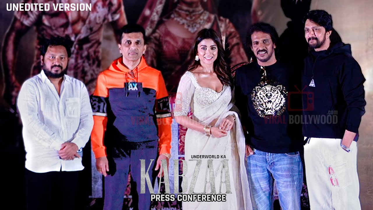 KABZAA | Press Conference | COMPLETE VIDEO | Kiccha Sudeep, Upendra Rao ...