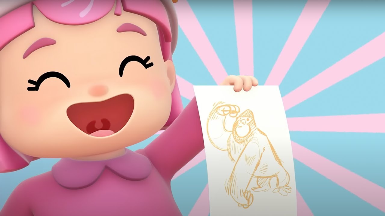 ️ HOW TO DRAW A GORILLA 🦍 | Miao makes art | 1 Hour of Cartoons! | Hero ...