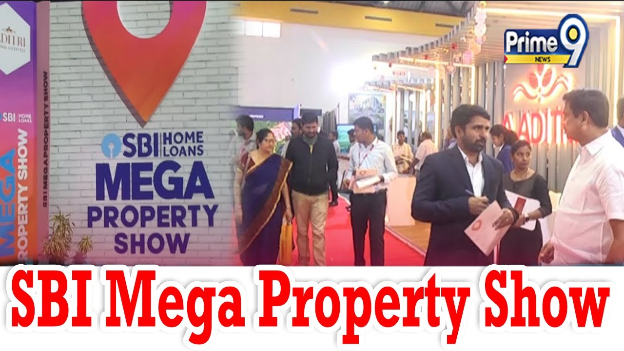 SBI Mega Property Show At Hitex Exhibition Ground | Hyderabad | Prime9 News - YouTube