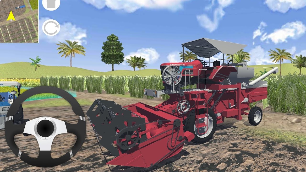 INDIAN FARMING HARVESTER CROP CUTTING SIMULATOR GAME LIVE 3D ANDROID ...