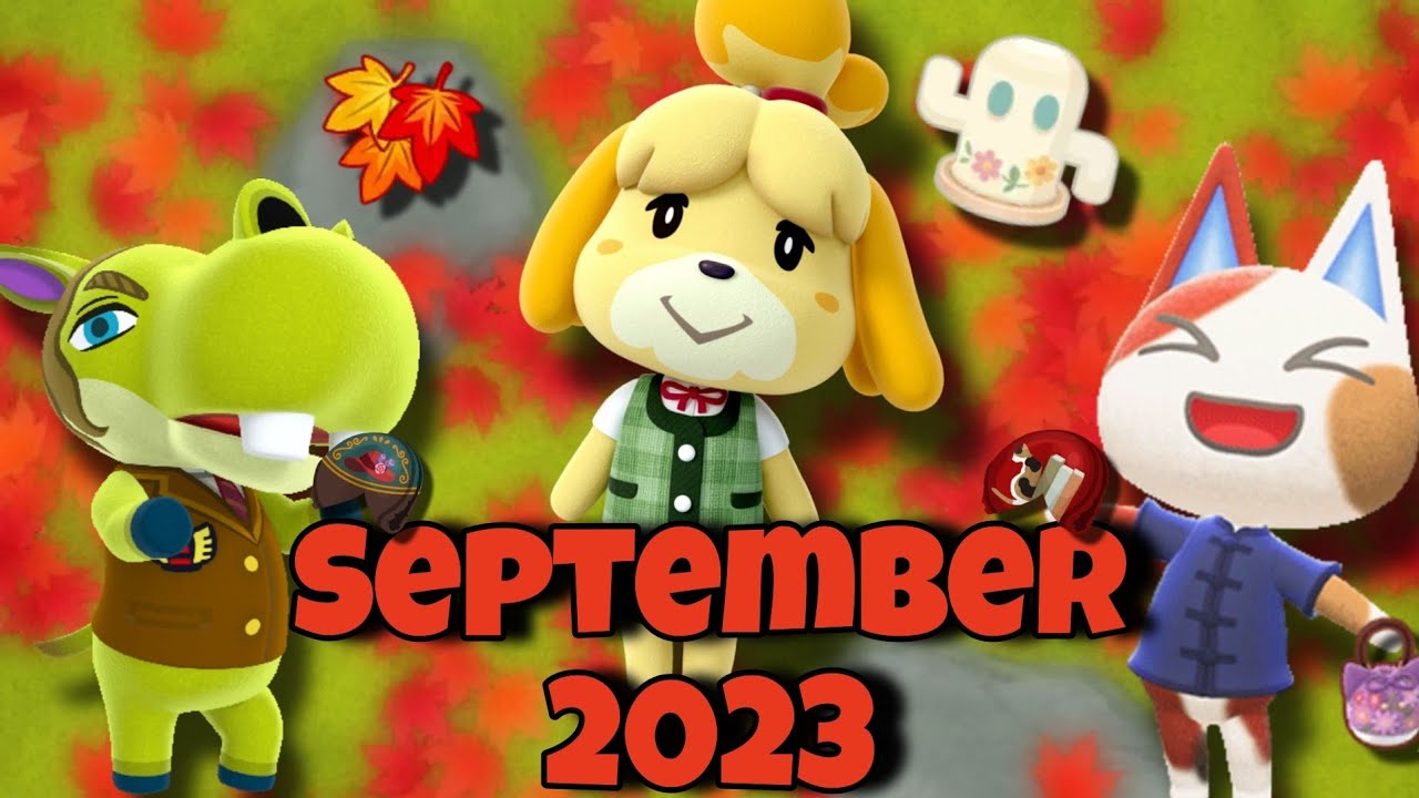 September 2023 Items & Events 🧵🐱 | Animal Crossing Pocket Camp - YouTube