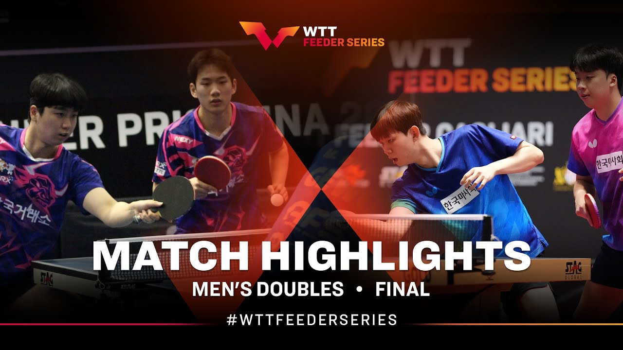 Gil/Kwak vs Baek/Han | MD Final | WTT Feeder Prishtina 2024 - YouTube