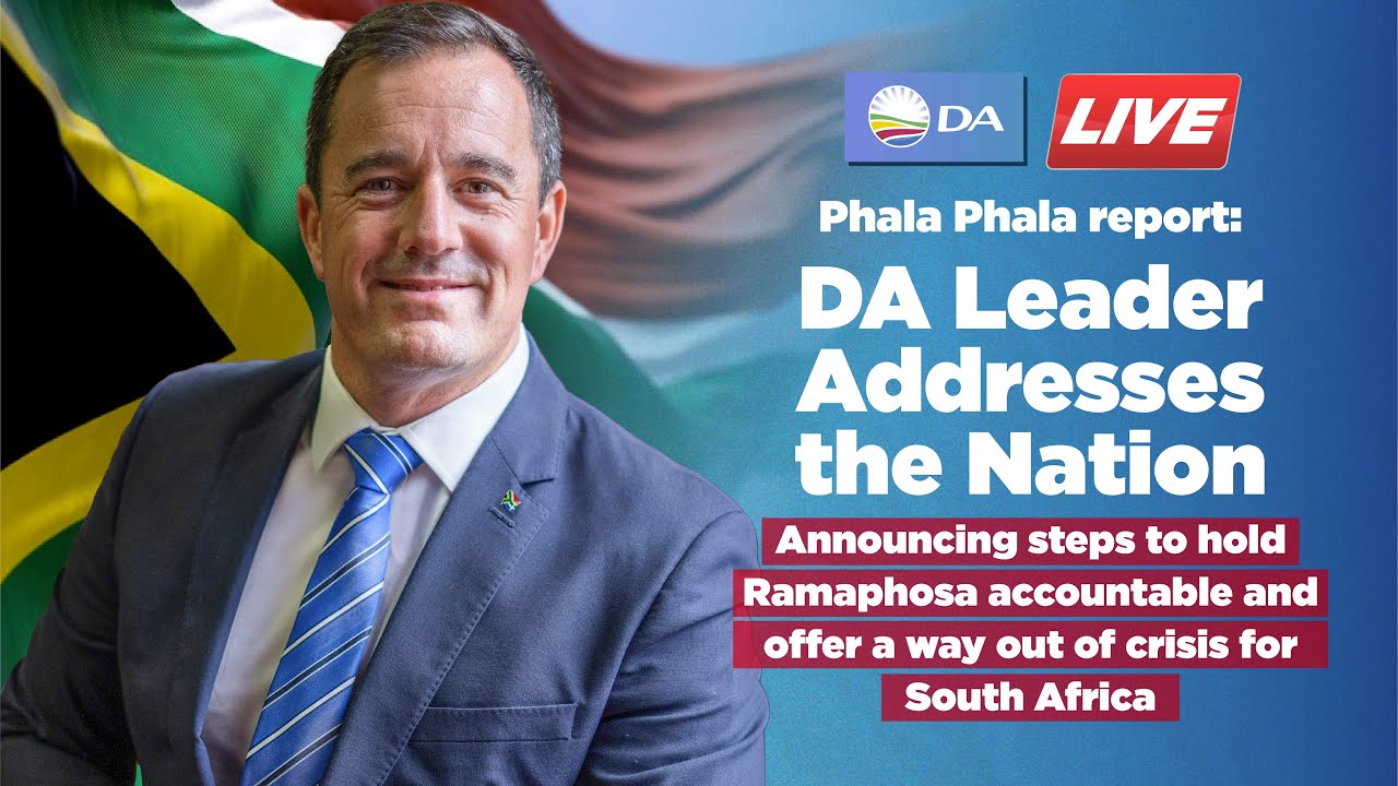 🔴 | DA Leader announces important action steps following the damning ...