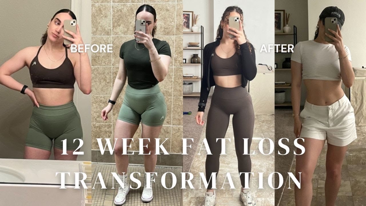 12 WEEK FAT LOSS TRANSFORMATION | How you can actually loose weight ...