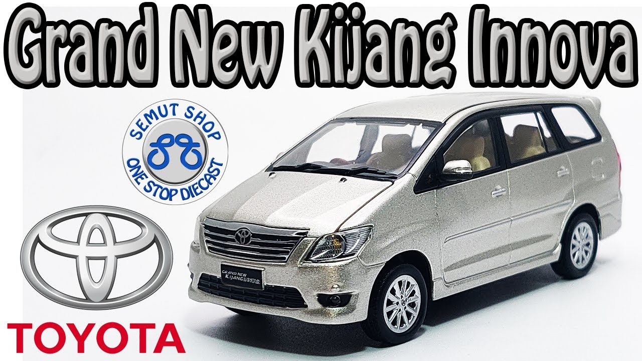 Miniatur Diecast Mobil Toyota Grand New Kijang Innova metalic silver ...