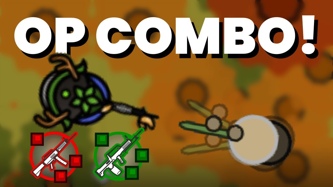 USAS-12 + QBB-97 IS *OP*! Woods Mode Gameplay | Surviv.io - YouTube