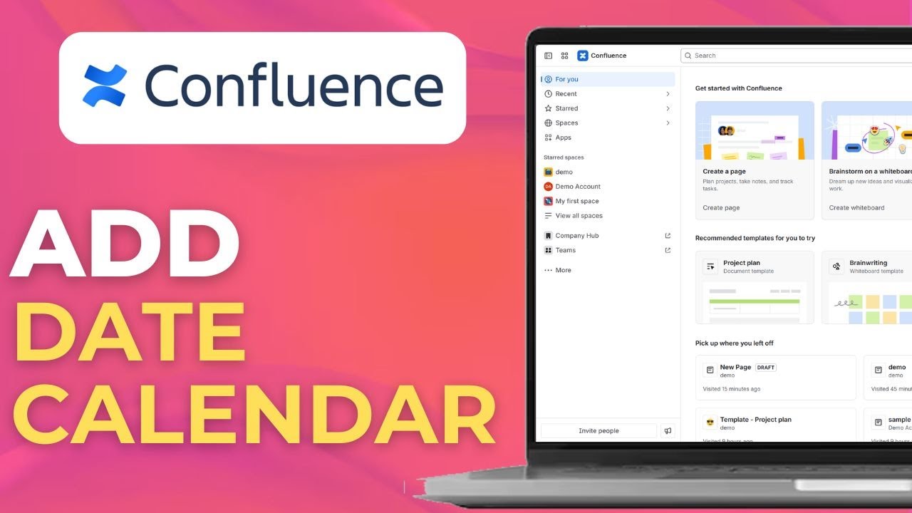How to Add Date Calendar in Confluence - YouTube