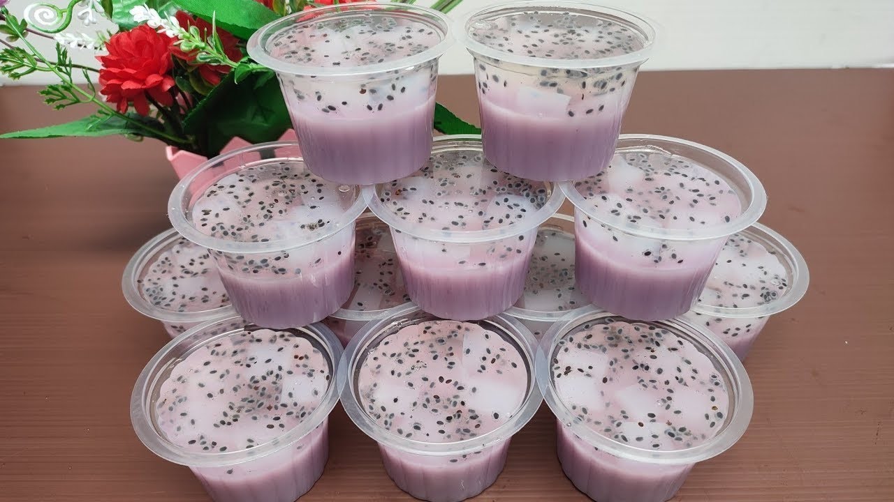 PESANAN PUDING INI MENINGKAT DRASTIS!! PUDING POP ICE TARO SEGER BANGET ...
