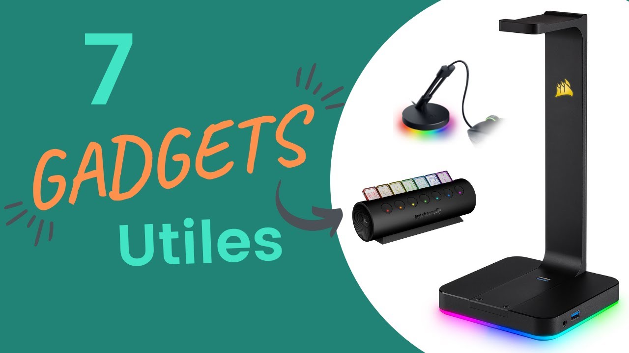 7 gadgets UTILES pour compléter votre PC - YouTube