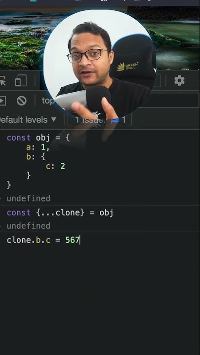 Deep object cloning in #javascript #shorts - YouTube