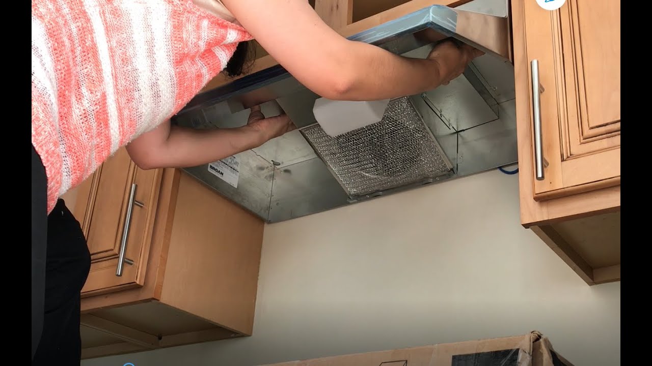 How to Install a Range Hood BY YOURSELF ! - YouTube