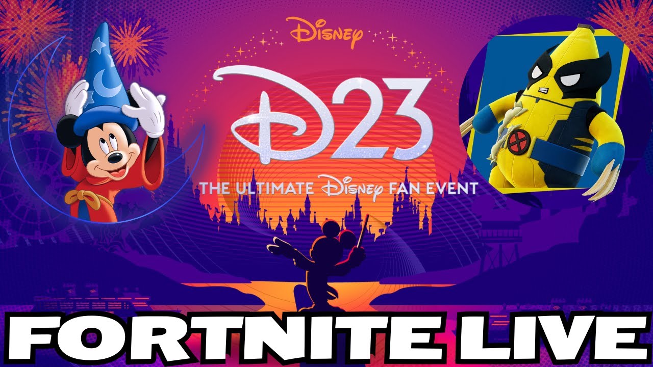 Disney Announces Live Stream for D23 Parks Panel on Fortnite - YouTube