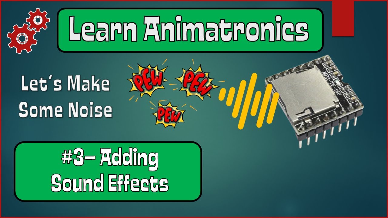 Learn how to add sound effects to your animatronics projects! - YouTube