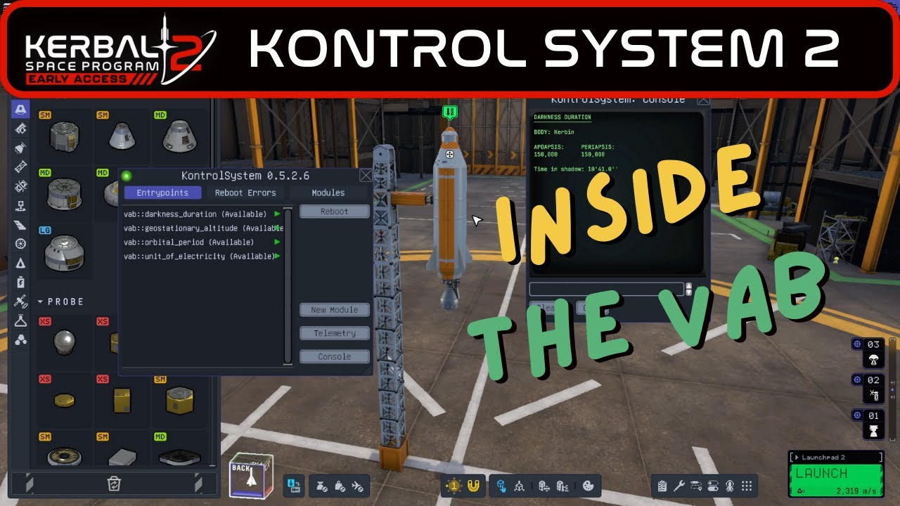 [EN] KSP2 - Kontrol System 2 - Inside The VAB! - YouTube