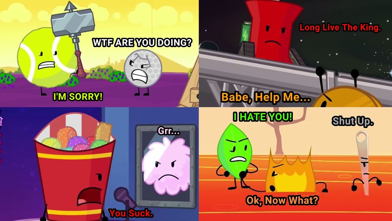 Divorces In BFDI History - YouTube