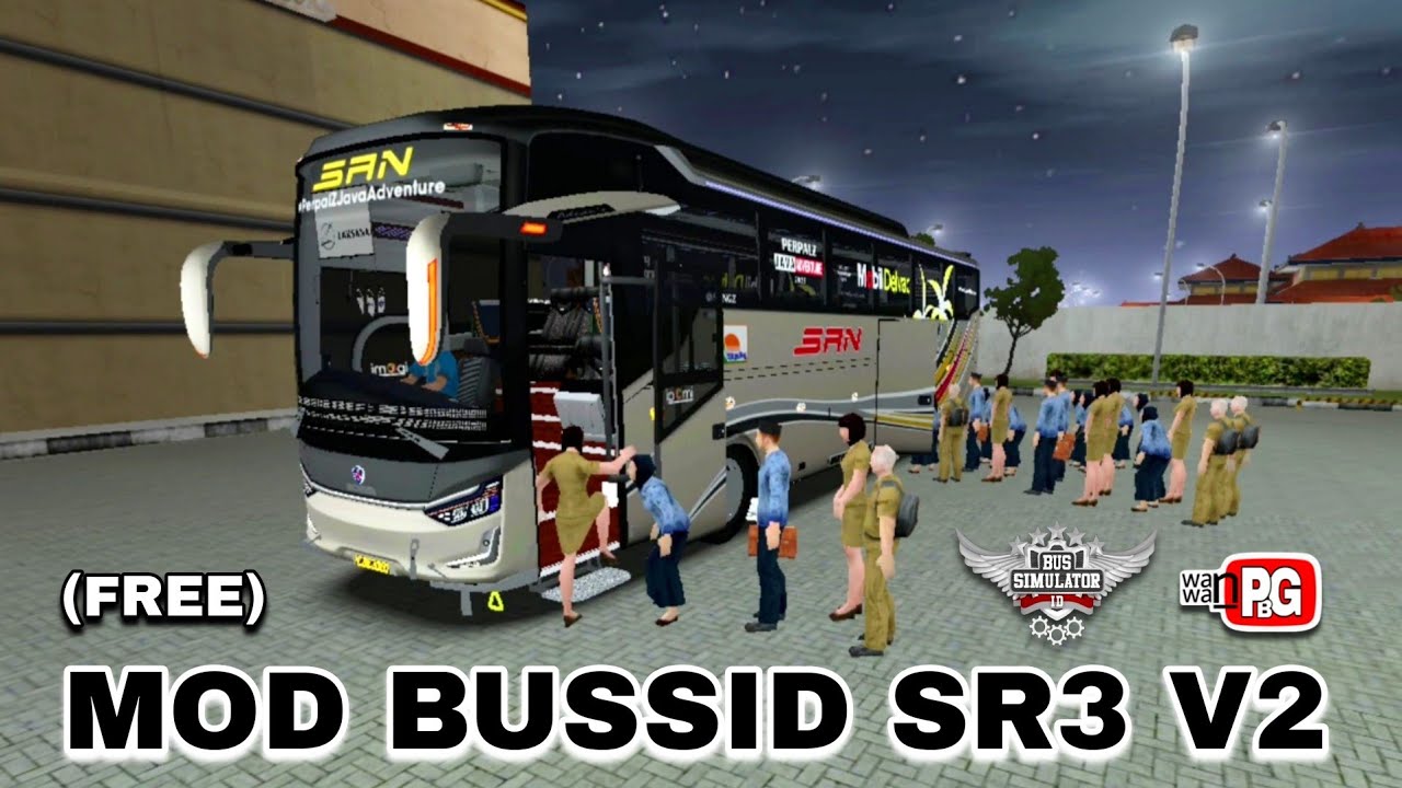 MOD BUSSID SR3 V2 - YouTube
