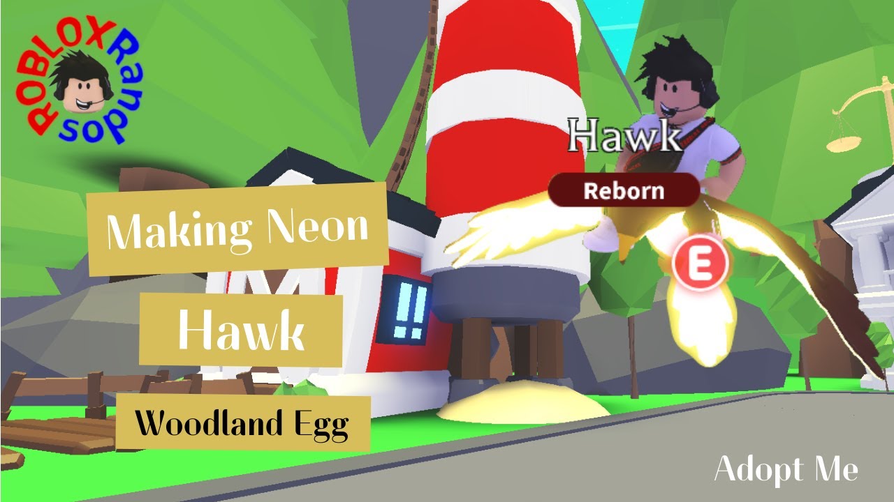 Making NEON HAWK in Adopt me Roblox! - YouTube
