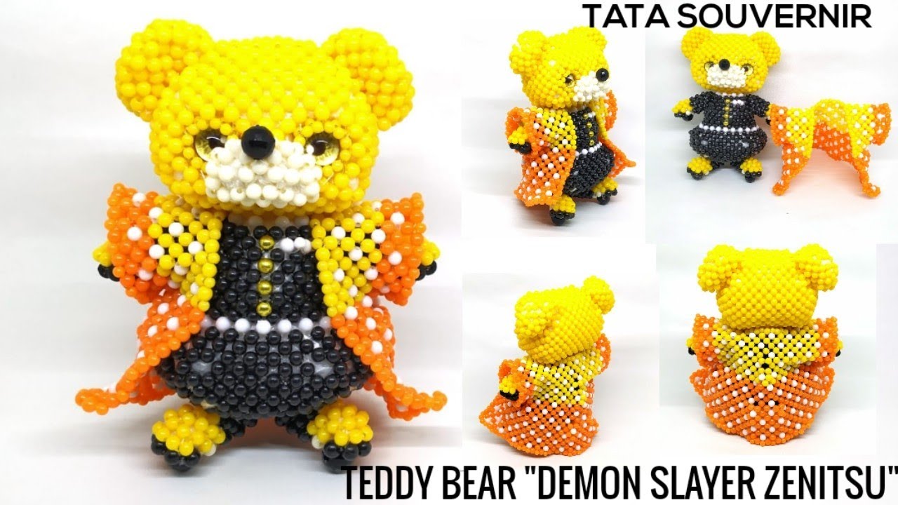 Teddy Bear "Demon Slayer Zenitsu" - YouTube