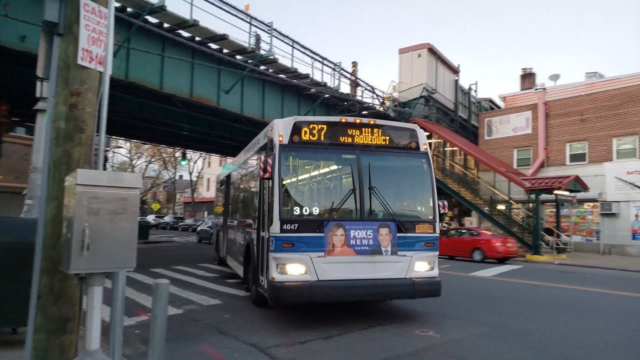 MTA Bus Company: 2009 Orion VII NG Hybrid #4647 on the Q37 Local Bus ...