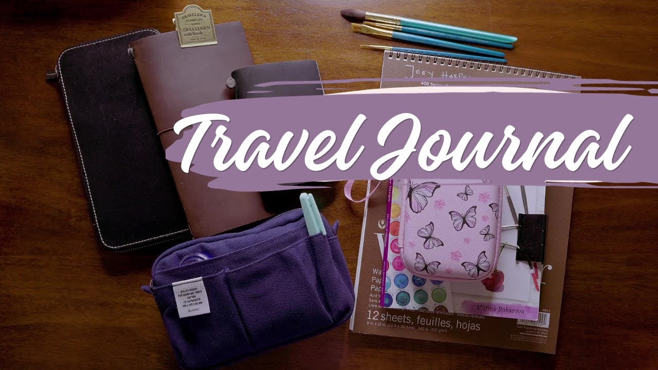 Traveler's Notebook Setup + Journaling Supplies I'm Taking on My Trip ...