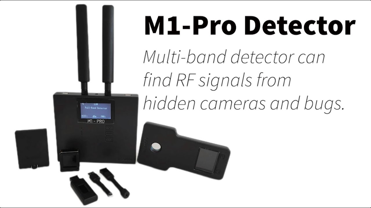 Handheld RF Detector M1 Pro - YouTube