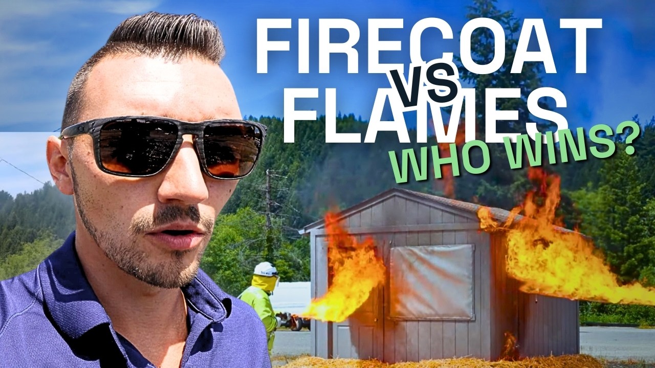 Will it BURN?? FLAME THROWERS, Firefighters and FIRECOAT high-tech ...