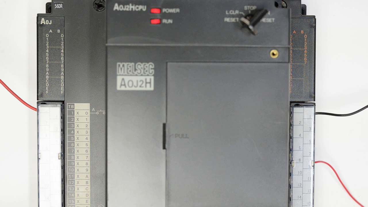 700294 三菱 DC入力/リレー出力複合ユニット A0J2-E56DR - YouTube