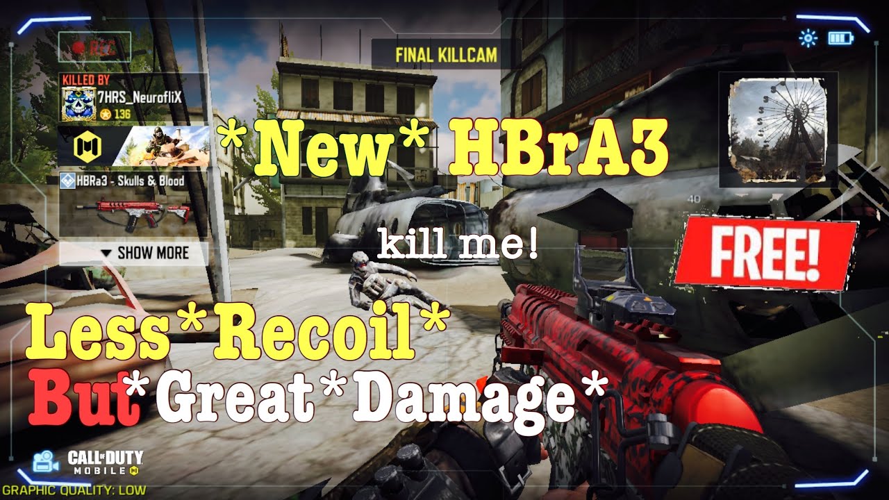 *New*HBrA3 Gameplay test|COD Mobile - YouTube