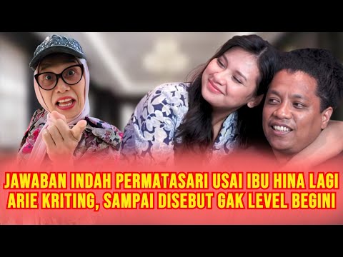 MENOHOK! Arie Kriting Dihina - Hina Lagi Oleh Ibu Mertua, Begini Jawaban Indah Permatasari Untuk Ibu