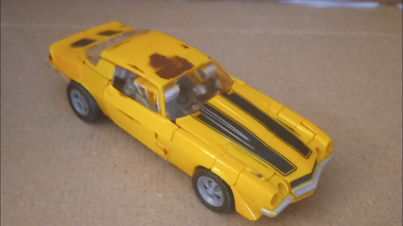 Bumblebee transformation first stop motion more to come - YouTube