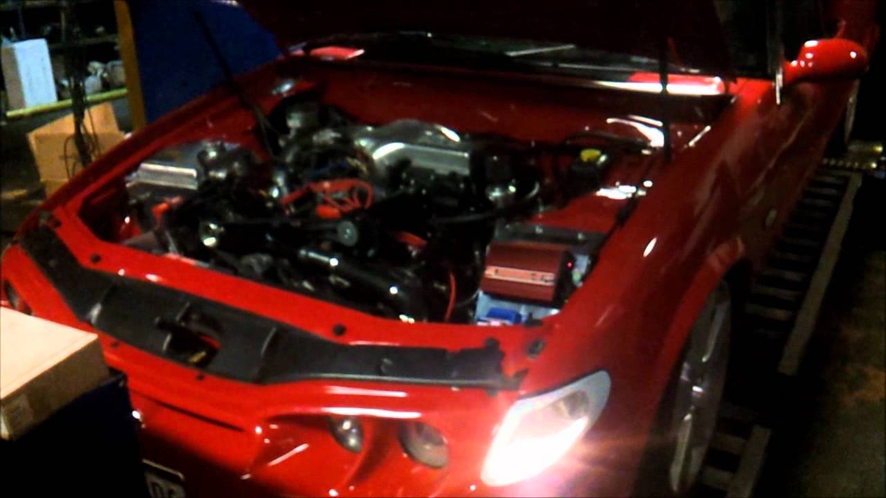 XH XR8 Falcon ute Idle & Dyno run - Kenne Bell Supercharged - YouTube