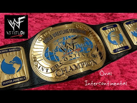 Real WWF Oval Intercontinental Championship Belt #wwf # ...