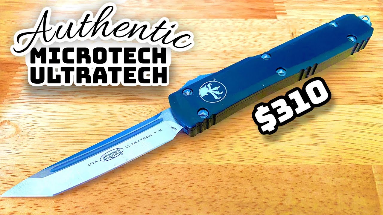 Real Authentic Microtech Ultratech unboxing review and comparison to clones. IS IT WORTH $310 ...