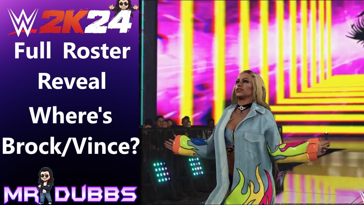 WWE2k24 | Full Roster Reveal! - YouTube