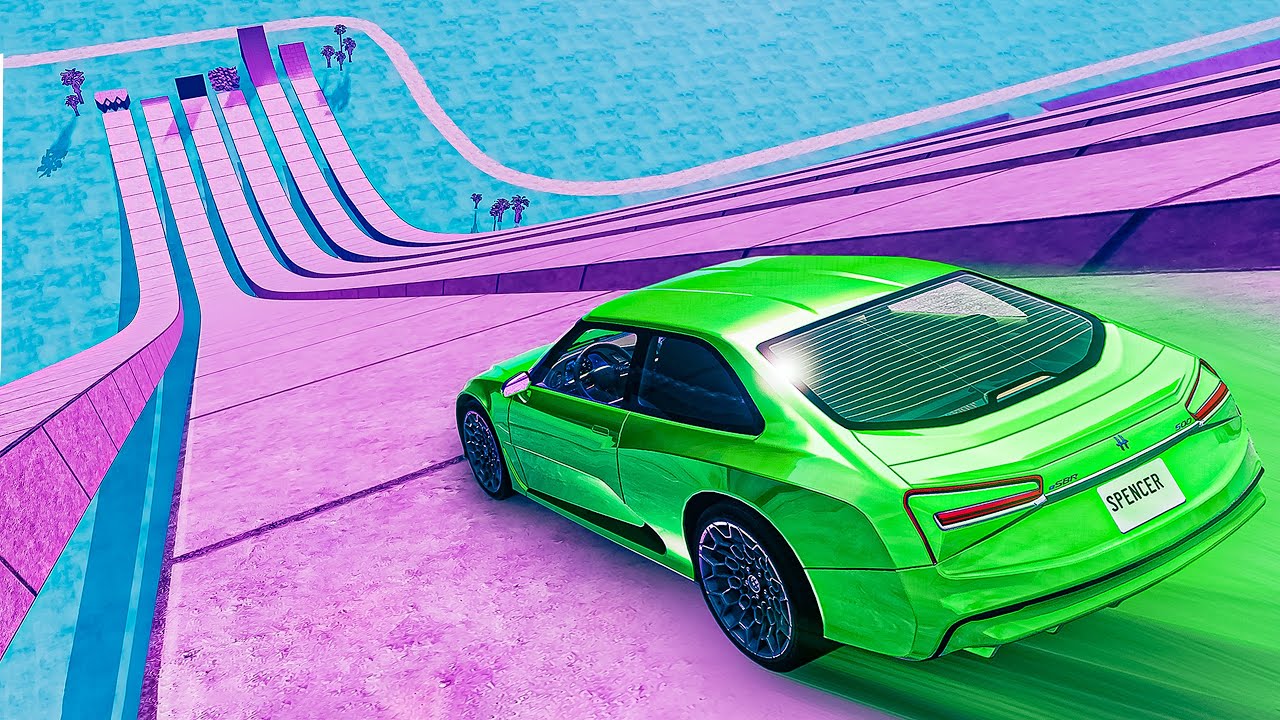 INSANE CRASHES in COLORFUL Destruction Map! | BeamNG Drive - YouTube