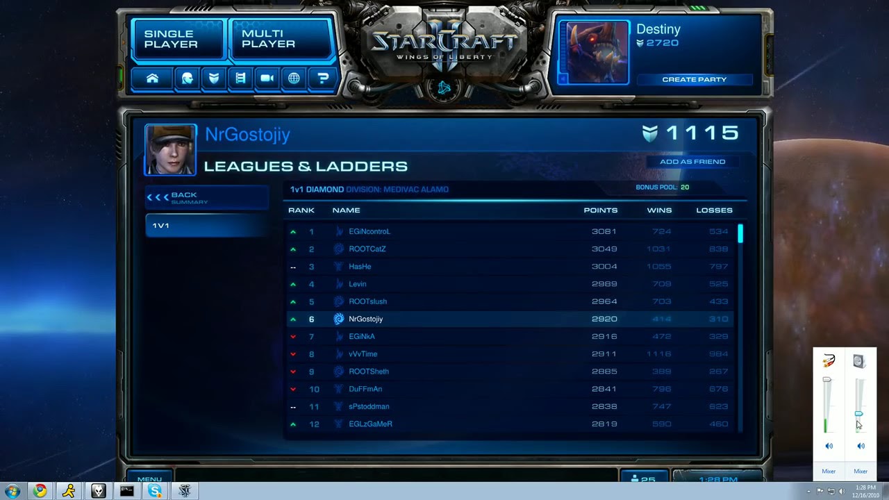 Starcraft 2 - Destiny: One More Game - YouTube