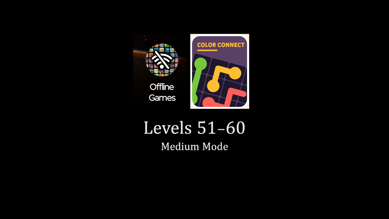 Color Connect - Levels 51-60 - Medium mode - YouTube