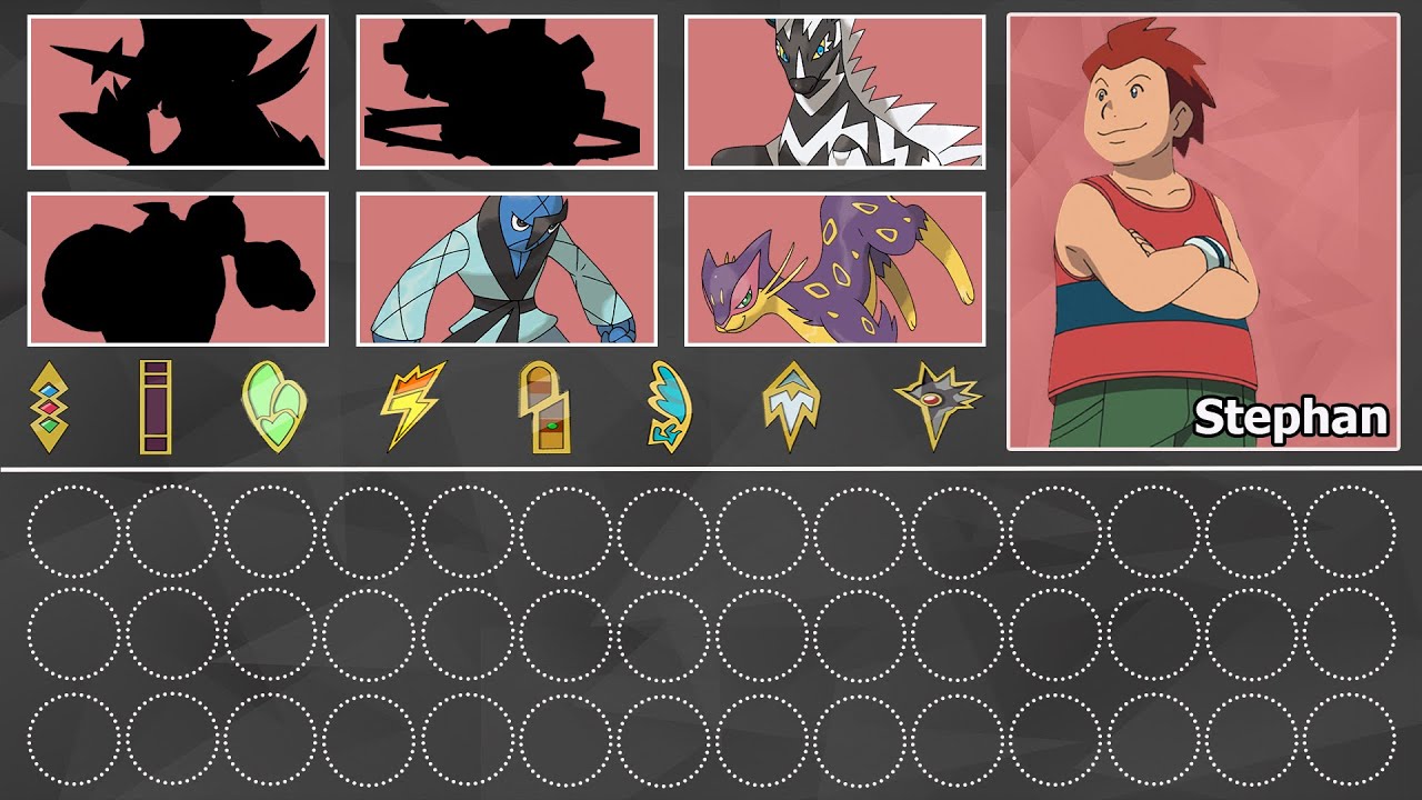Stephan Unova Pokemon Team - YouTube