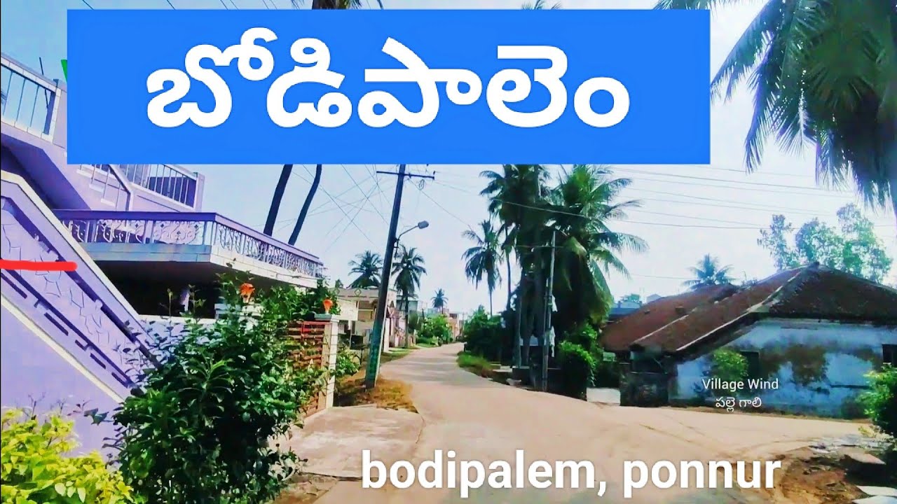 BODIPALEM Village | Ponnur | Andhra Pradesh ( బోడిపాలెం, పొన్నూరు ...