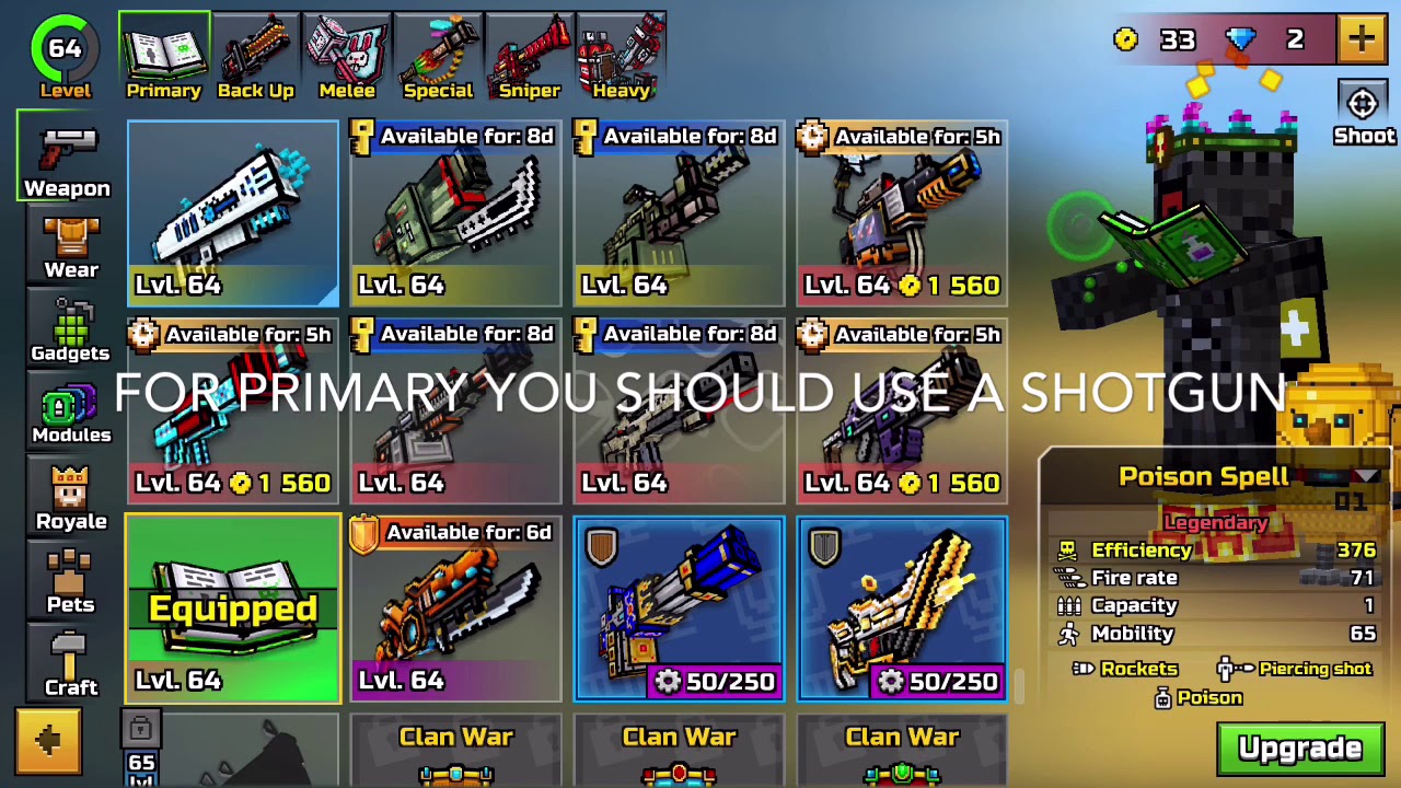 How two 3 cat spam in pixel gun 3D - YouTube