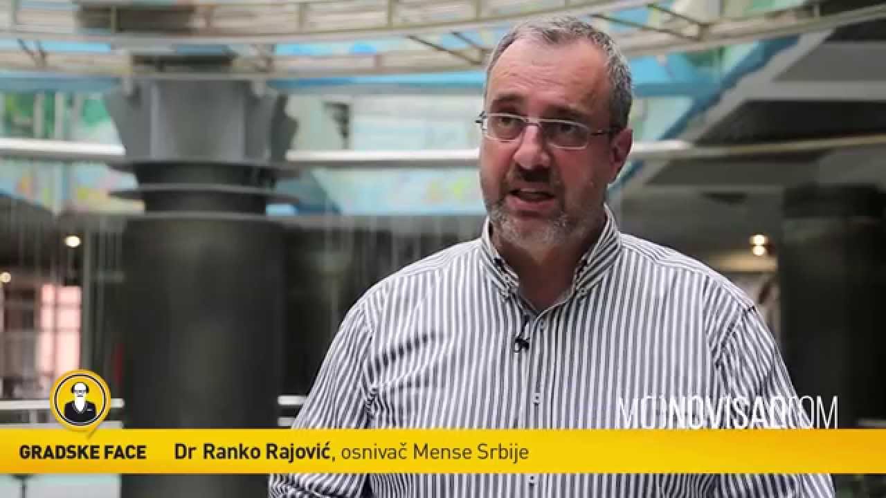 Dr Ranko Rajović, osnivač Mensa Srbija / Gradska faca - YouTube