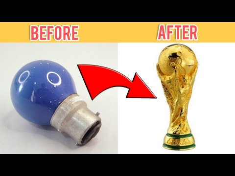 DIY EASY FIFA WORLD CUP Trophy MAKING 🔥 | Teen Craft - YouTube