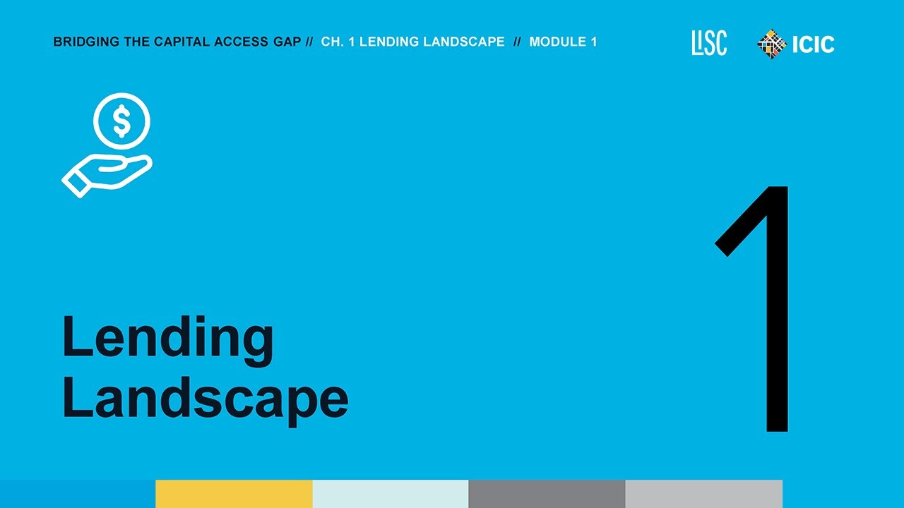Chapter 2 | Module 1: Lending Landscape - YouTube