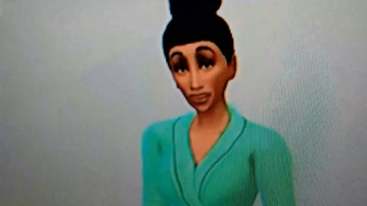 Sims 4 cardi b - YouTube