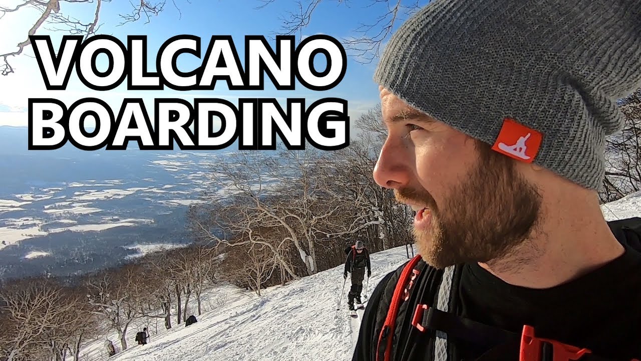 Volcano Split Boarding Adventure in Japan - YouTube