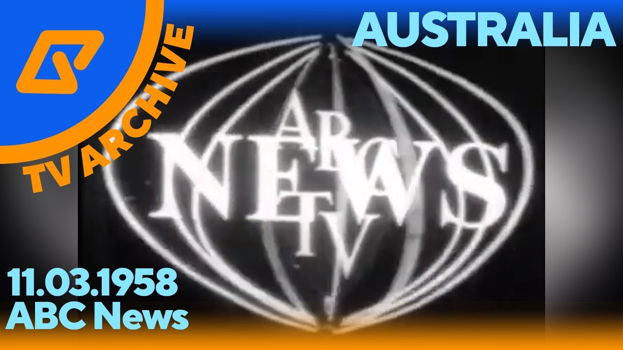 TV Archive | Australia: ABC News - 1958 - YouTube